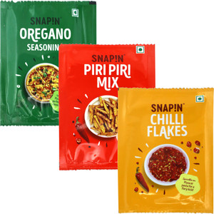 Snapin Oregano Seasoning, Chilli Flakes, Piri Piri Mix & Pasta Mix ...