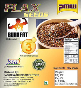 PMW Grade A Non Roasted - Flax Seeds - Alsi - Alasi - Linseed - Avisa ...