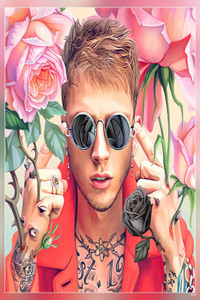 Machine Gun Kelly Mgk Rapper Actor Musician Matte Finish Poster Paper ...