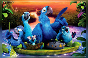 Rio Cartoon Jewel Matte Finish Poster Paper Print - Animation ...