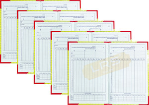 LRS Teacher Attendance Register with Time and Signature In and Out 100 ...