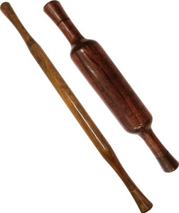AA Handicrafts Beautiful Sheesham Wood Slim Rolling Pin / Belani ...
