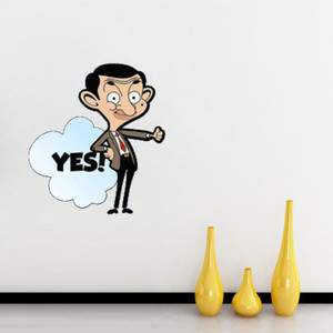 Devil designs 50 cm Wall Decals ' mr bean cartoon ' Wall Stickers (PVC ...