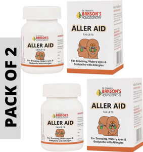 Bakson HOMEOTRADE ALLER AID TABLET FOR Allergies or Sinusitis.PACK OF 2 ...
