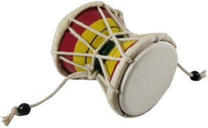 ALEWA 5 Inch Damaru | Damru | Damroo | Damarukam | Shiv Damaru for Puja ...