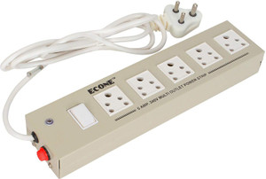 Adiohub Metal Body 5 Socket 1 Switch 10 AMP & 6 AMP Multi Plug ...