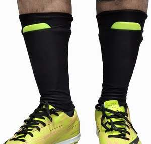 MSS Shin Guard Holder Protective Sleeves with Pocket Football Shin ...