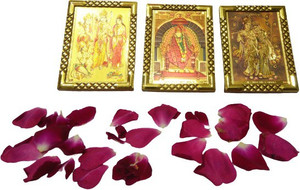 ROYALSHOP RAM DARBAR , SAI BABA & RADHA KRISHNA SET OF 3 PHOTO FRAME ...