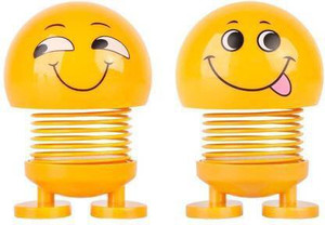 Shovon Smiley Face Springs Car Decoration - Smiley Face Springs Car ...