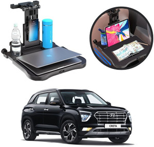 Oshotto Car Back Seat food Tray Table For HYUNDAI CRETA(2020-2021) Cup ...