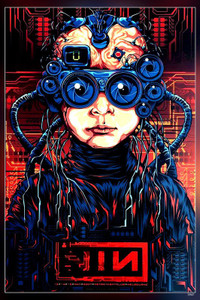 Nin Nine Nails An American Industrial Rock Band Matte Finish Poster ...