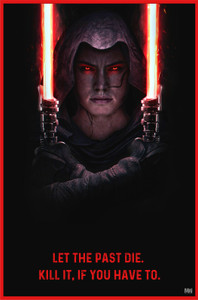 Star Wars Rey Palpatine Dark Side Poster 12 x 18 inch 300 GSM Paper ...