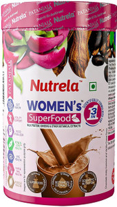 NUTRELA Womens Superfood with Biofermented Vitamins, 400g Whey Protein ...