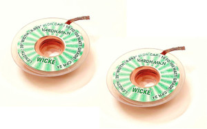 ERHIndia (Pack of 2) Desoldering Wire Solder Remover Wire Roll ...