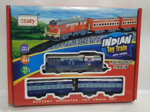 centy MINI PASSENGER TOY TRAIN BLUE (ENGINE SIZE : 15CM) - MINI ...