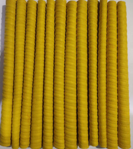 Rockjon Attractive and Useful Yellow Cricket Bat Grip Set, Pack of 12 ...
