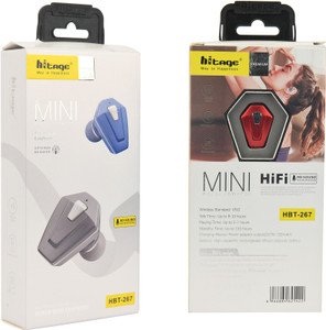 Hitage HBT-267 SUPER MINI SINGLE Ear Buds Wireless With Mic Bluetooth ...