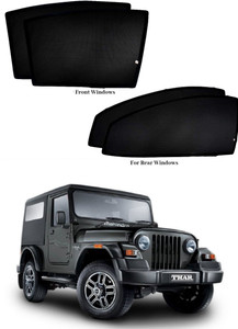 Ruff & Tuff Rear Window, Side Window Sun Shade For Mahindra Thar Price ...