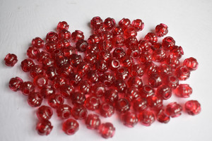 Craftniche Macrame Matka Beads, (200 Beads color - Maroon) - Macrame ...