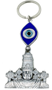 AFH Lord Tirupati Balaji Venkateshwara Evil Eye Chrome Metal Gifting ...