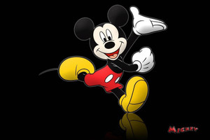 Mickey Mouse Most Famous Cartoon Matte Finish Poster Paper Print ...