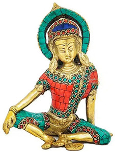 Explore india Lord Indra Dev Statue for Home & Office Decor Showpiece ...