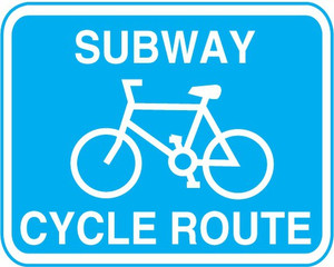 RLDigitalUnits Subway Cycle Route Sign Board Emergency Sign Price in ...