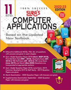 SURA`S 11th Standard Computer Applications Guide For English Medium ...