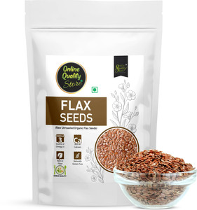 Online Quality Store Organic Flax Seeds -100gm|Flax Seeds for Hair ...