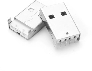 Prime Intact USB Type A 4-Pin Male Connector Socket Electronic ...