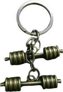 365 Degree Metal Dumble Keychain for Gifting ( Pack of 1 , 2 Dumble in ...