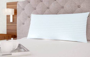 LCF Reliance Fiber Pillow Polyester Fibre Stripes Sleeping Pillow Pack ...