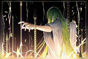 Fate Series Fgo Fate Grand Order Anime Boys Long Hair Matte Finish ...