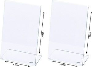 Flipkart.com | CPI 1 Compartments Acrylic Transparent QR Code Stand Bar ...