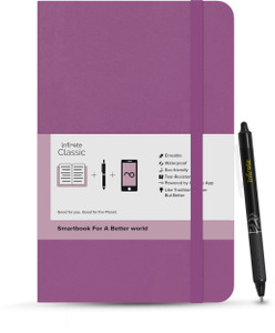 Infinote Classic Reusable Stone Paper Smart Notebook - Includes 1 ...