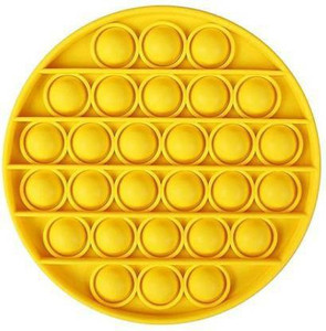 ExaltedCollection POP IT (Yellow circle ) Fidget Toys Bubble Fidget ...