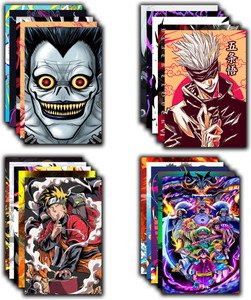 set of 20 mix anime wall poster different anime posters for room| size ...