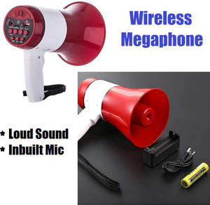 Svojas Loudspeaker Megaphone for Announcement Rechargeable with ...