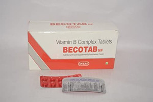 INTAS Becotab NF Vitamin B Complex Tablets Price in India - Buy INTAS ...