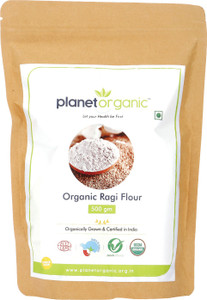 Planet Organic India Organic Ragi Flour 500GM Price in India - Buy ...