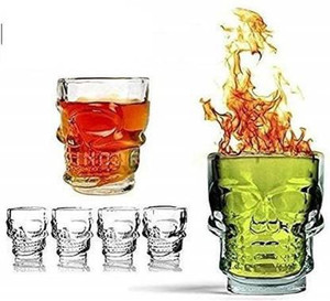 royal enterprise (Pack of 6) Shot Glass - Skeleton/Skull Face Shaped ...