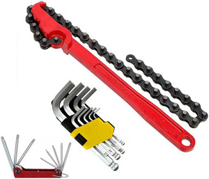 Digital Craft 3 Item Oil Filter Chain 9" Chain wrench Hack Allen Key ...