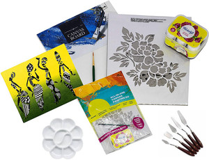 Flipkart.com | anjanaware Artist Canvas Painting Kit Art Set Colours ...