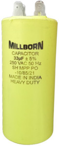 MILLBORN 33 MFD Electrolytic Capacitor Price in India - Buy MILLBORN 33 ...
