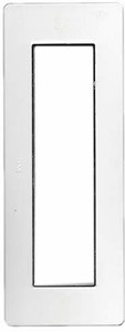 GM GM X2 6 MODULE GLOSSY WHITE COVER PLATE WITHOUT PARTITION WITH ...