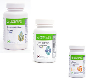 HERBALIFE Active Fiber - 90 Tablets + Joint Support 90 tablet + Afresh ...