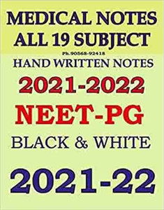 Medical Notes Prepladder PG - Handwritten Notes All 19 Subjects 2020 ...