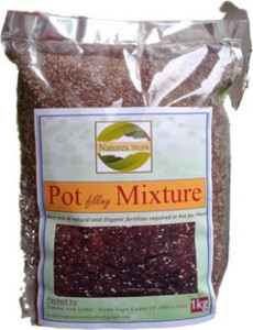 Natures Work POT FILLING MIXTURE,Soil Preperation Mixture 1 Kg Potting ...