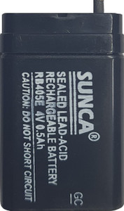 Sunca 4 Volt, 500 mAh Rechargeable Lead Acid Sealed Piece 1 Gel Solar ...
