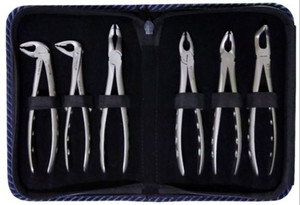 Agarwals Dental Tooth Extraction Forceps Paed. Set Of 6 Utility Forceps ...